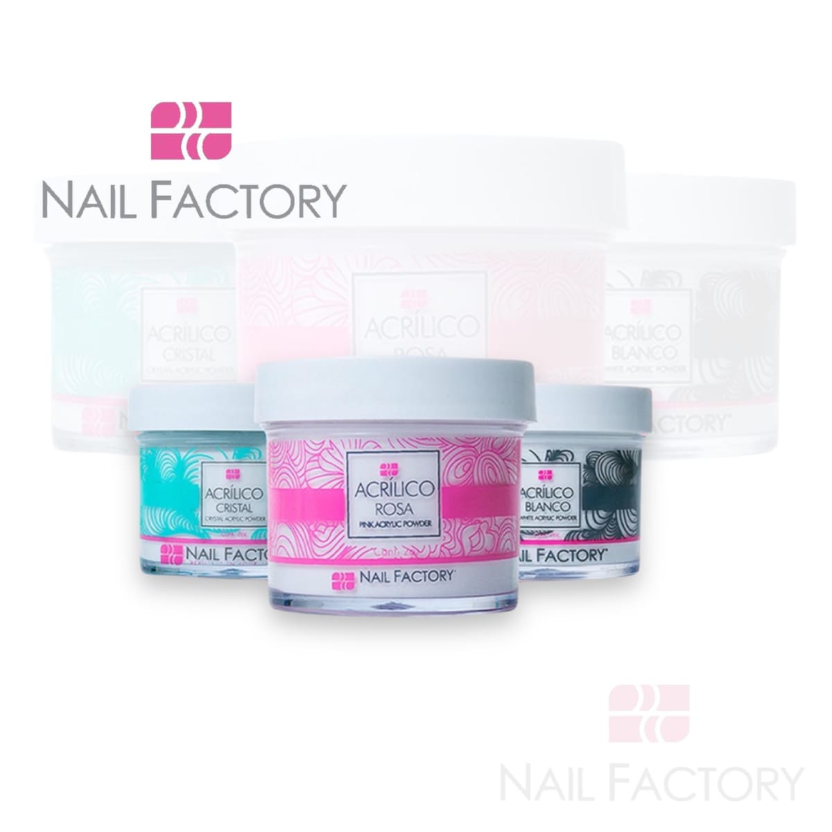 NAIL FACTORY ACRILICO Rosa 28G | Mundo Belleza