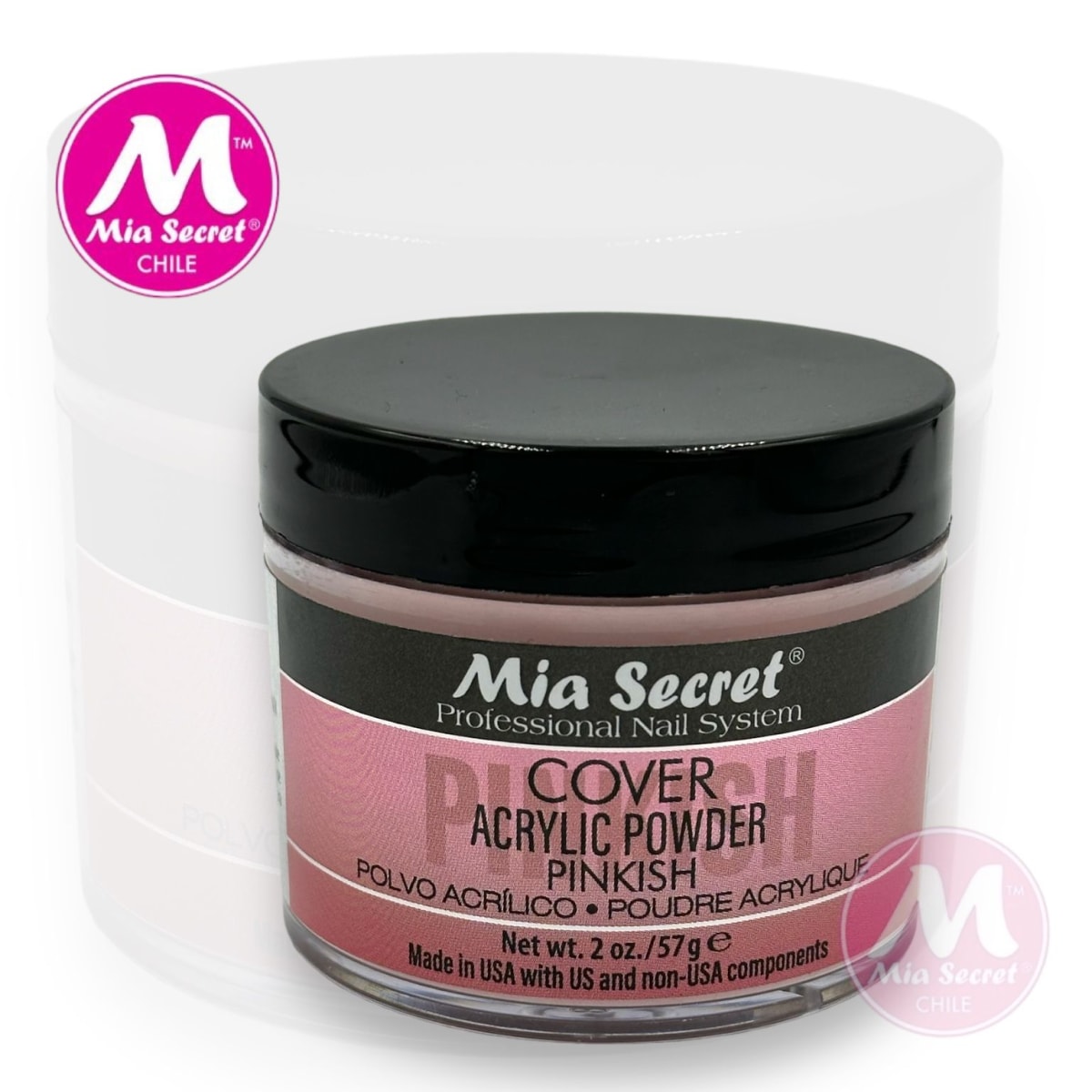 MIA SECRET ACRILICO COVER PINKISH 57 GR | Mundo Belleza