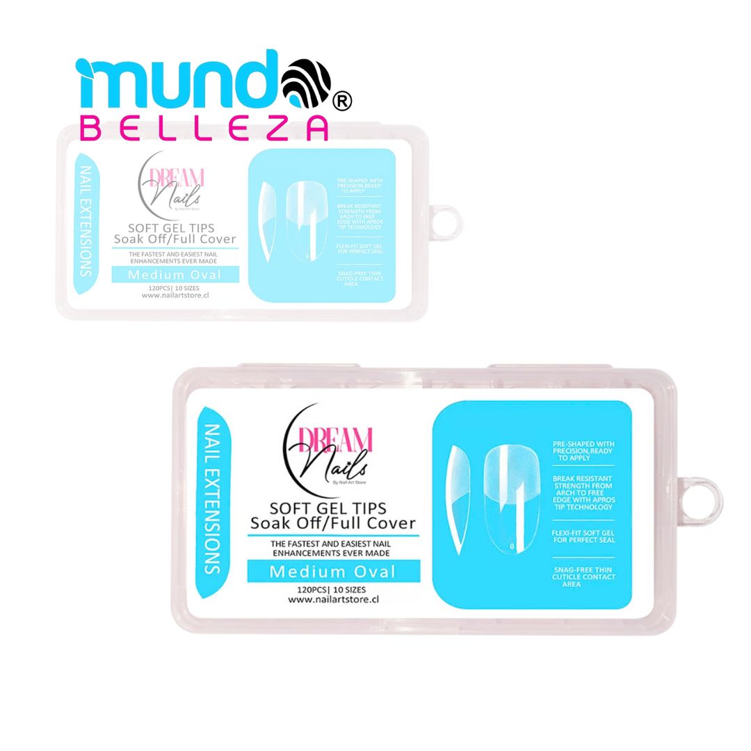 DREAMS NAILS SOFT GEL MEDIUM OVAL | Mundo Belleza
