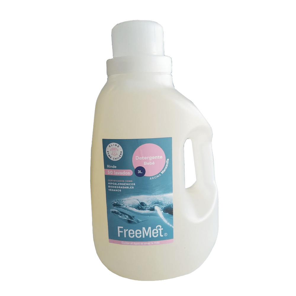 Detergente para bebé concentrado Freemet - 3 litros | YoReuso