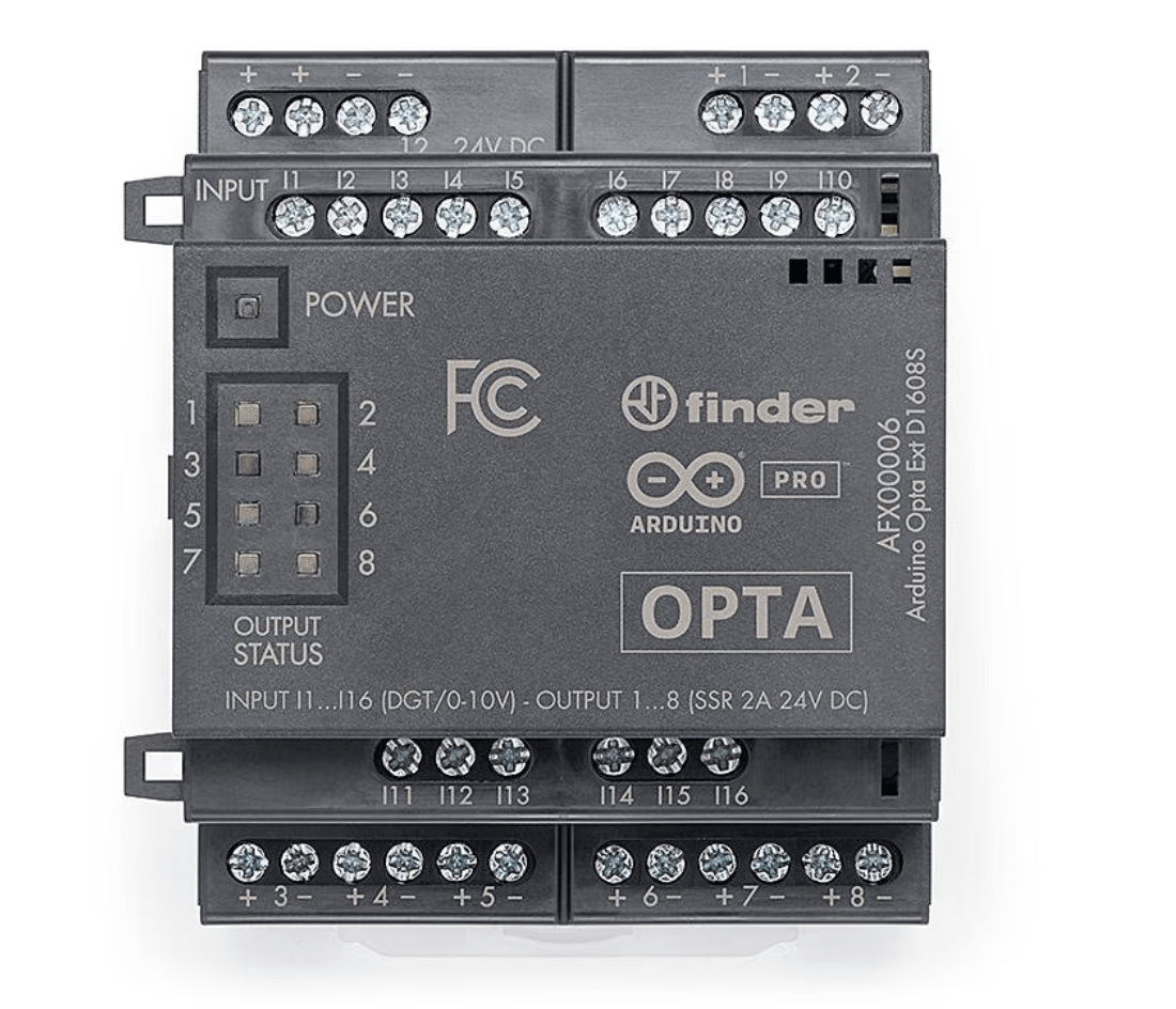 ARDUINO PRO OPTA EXT D1608S | Aprender Creando