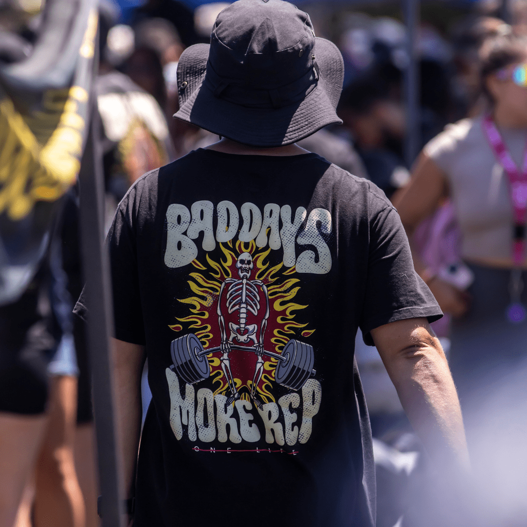 POLERA POLO BAD DAY MORE REP - ACID WASH NEGRO | One Life