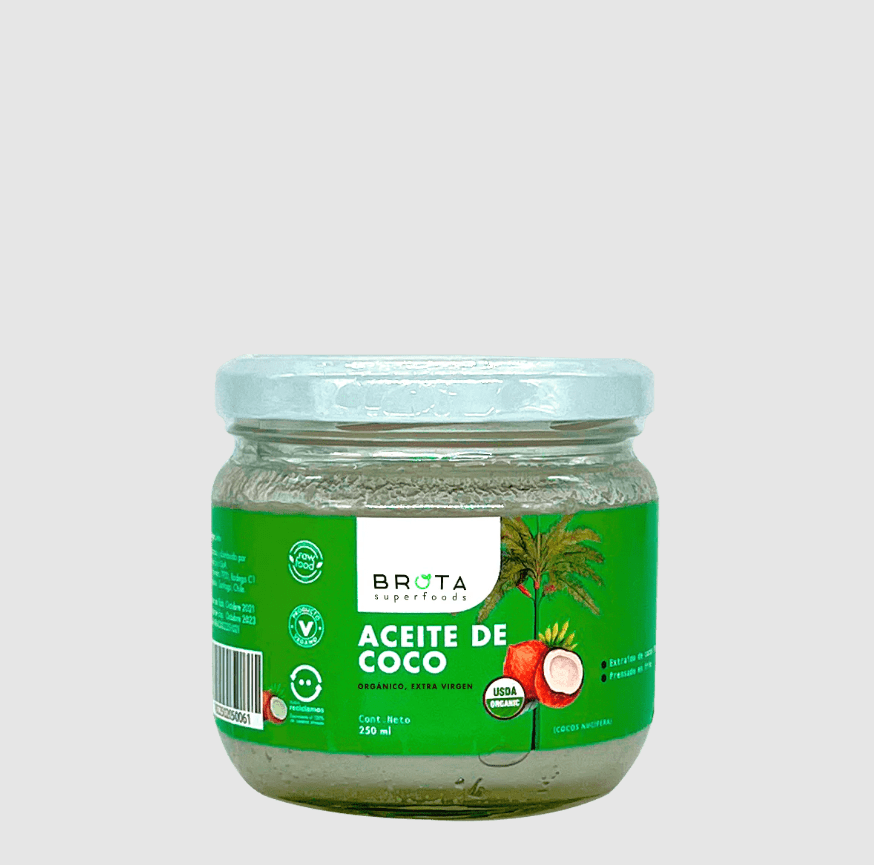 BROTA ACEITE DE COCO ORGANICO EXTRA VIRGEN 250 ML | AGROCOMERCIAL LA ...