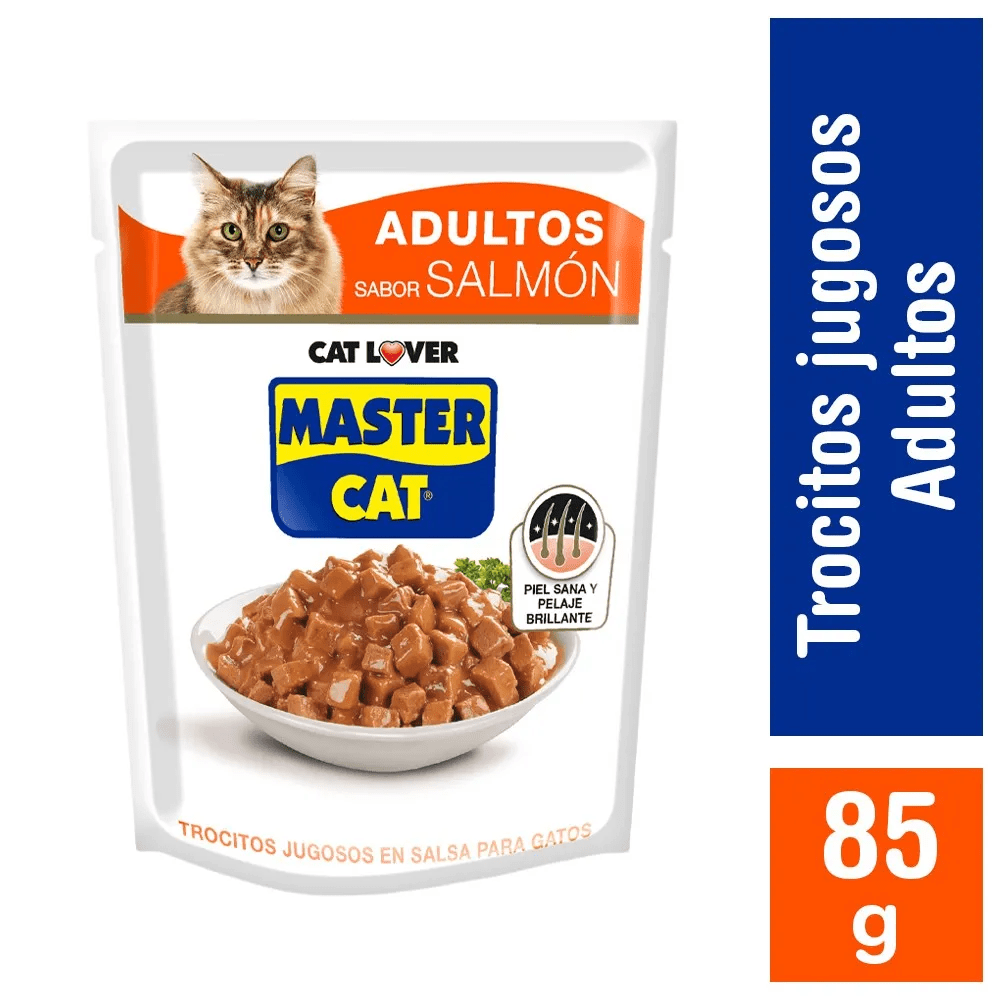 MASTER CAT 85 GRS. POUCH SALMON | AGROCOMERCIAL LA DAMASCA