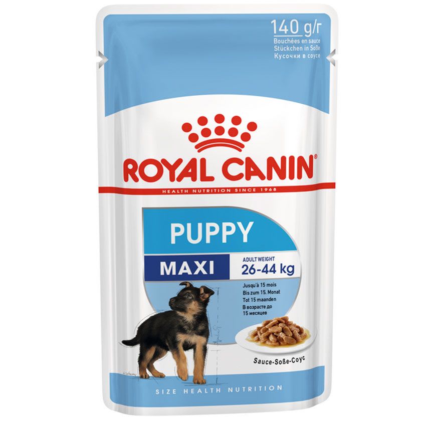 ROYAL CANIN 140 GRS. POUCH PERRO MAXI PUPPY | AGROCOMERCIAL LA DAMASCA