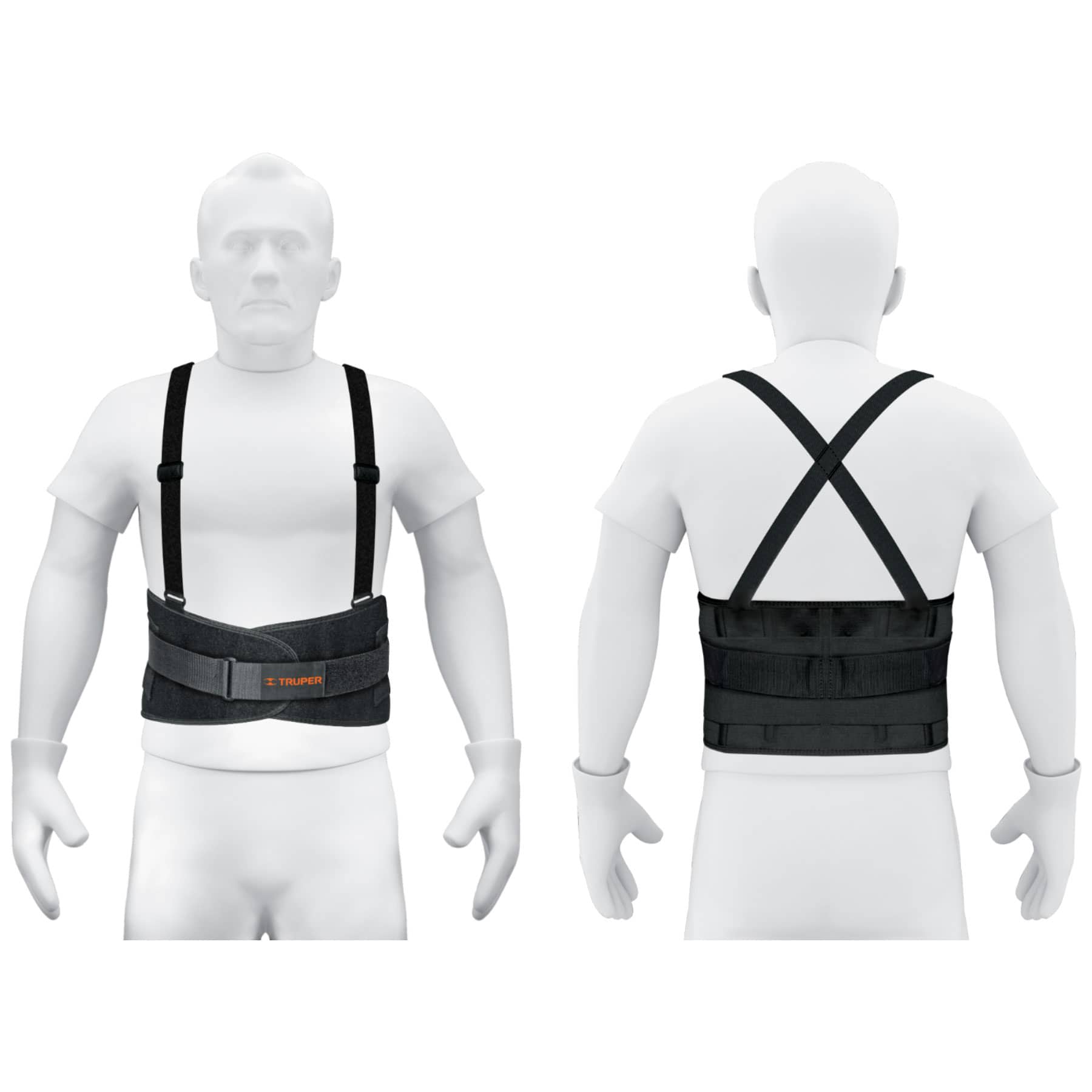 Faja Lumbar Con Cinturón De Refuerzo Talla Extra Grande Truper 10956 ...