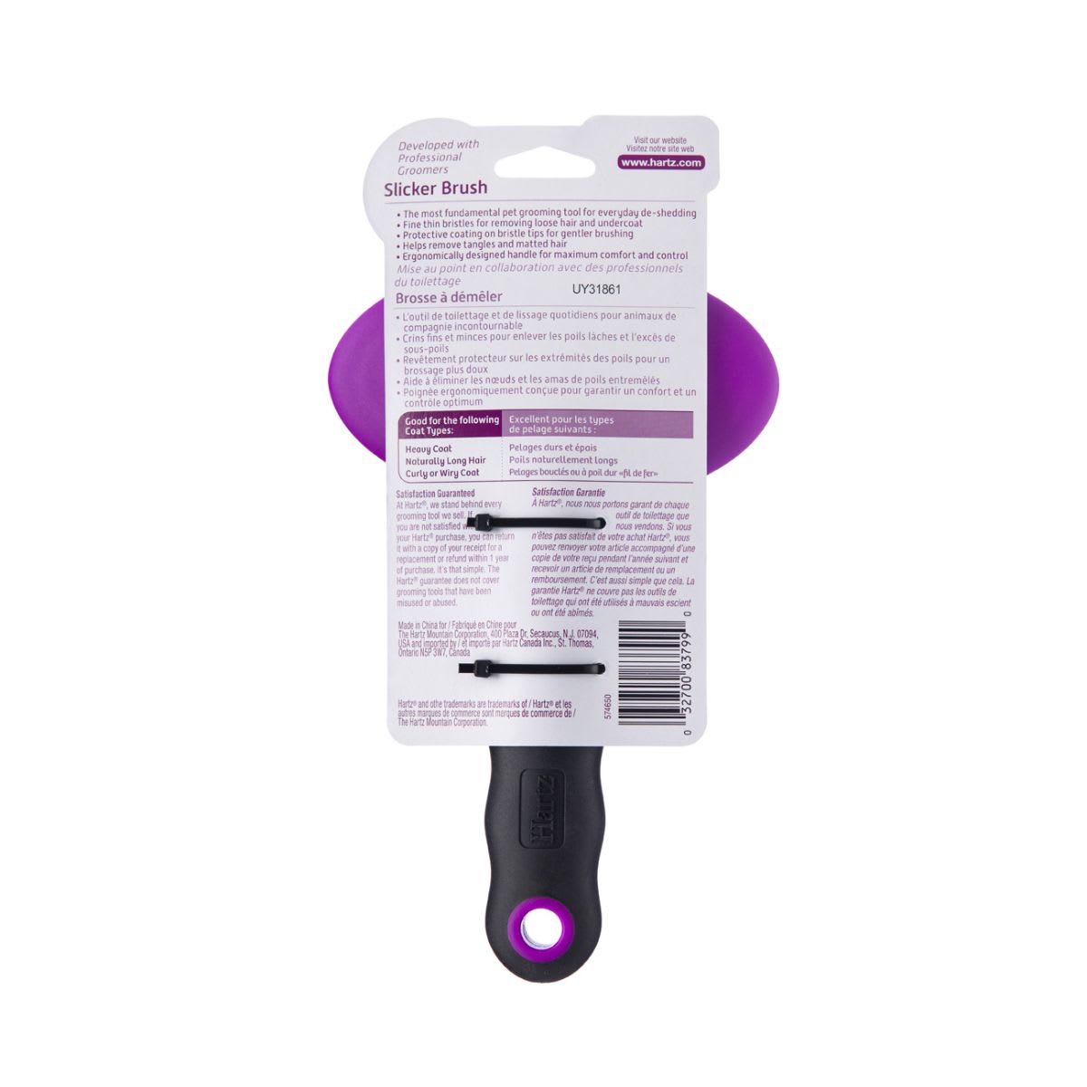 Cepillo Hartz Dog Slicker Brush | Patas y Colitas