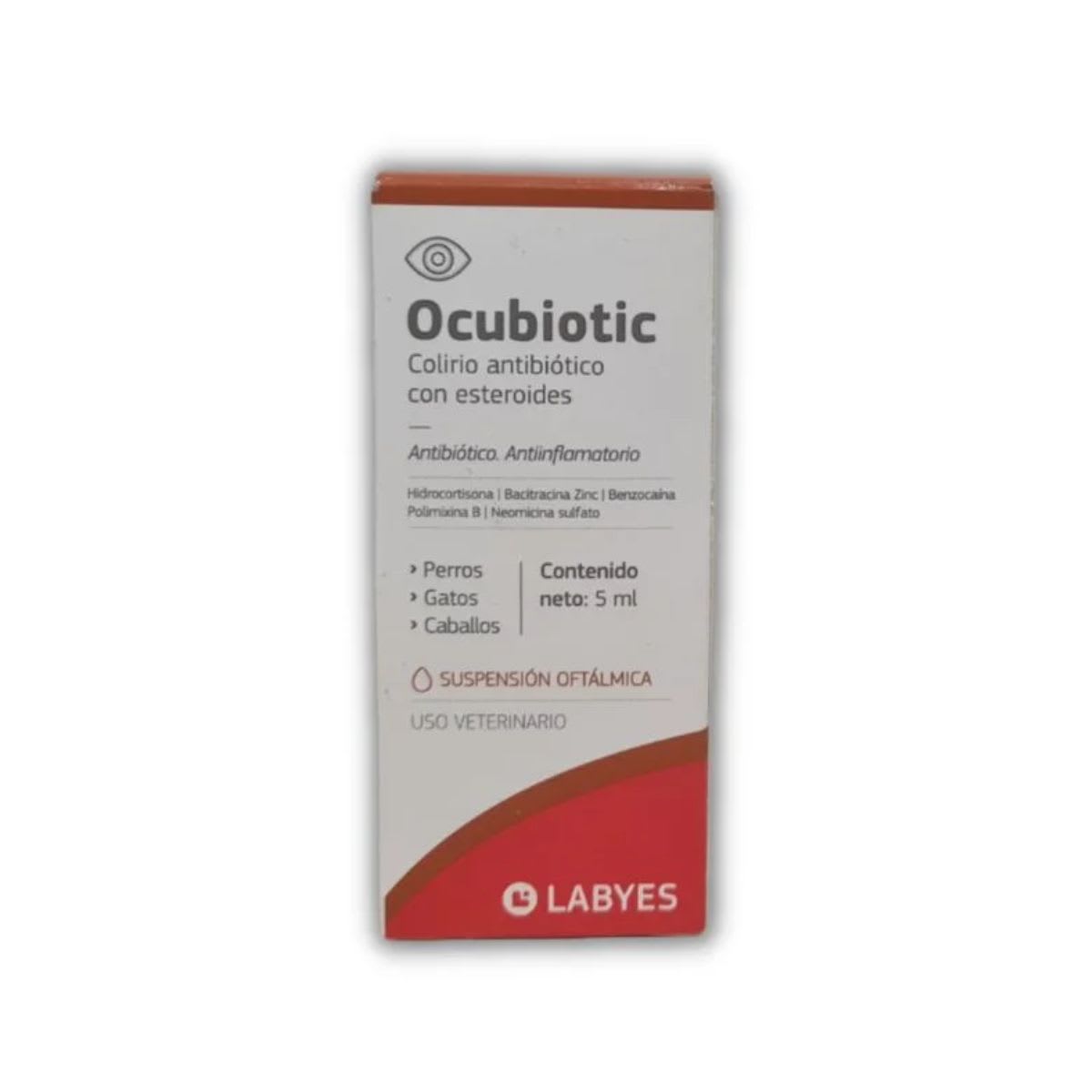 Ocubiotic con esteroides gotas 5 ml | Patas y Colitas