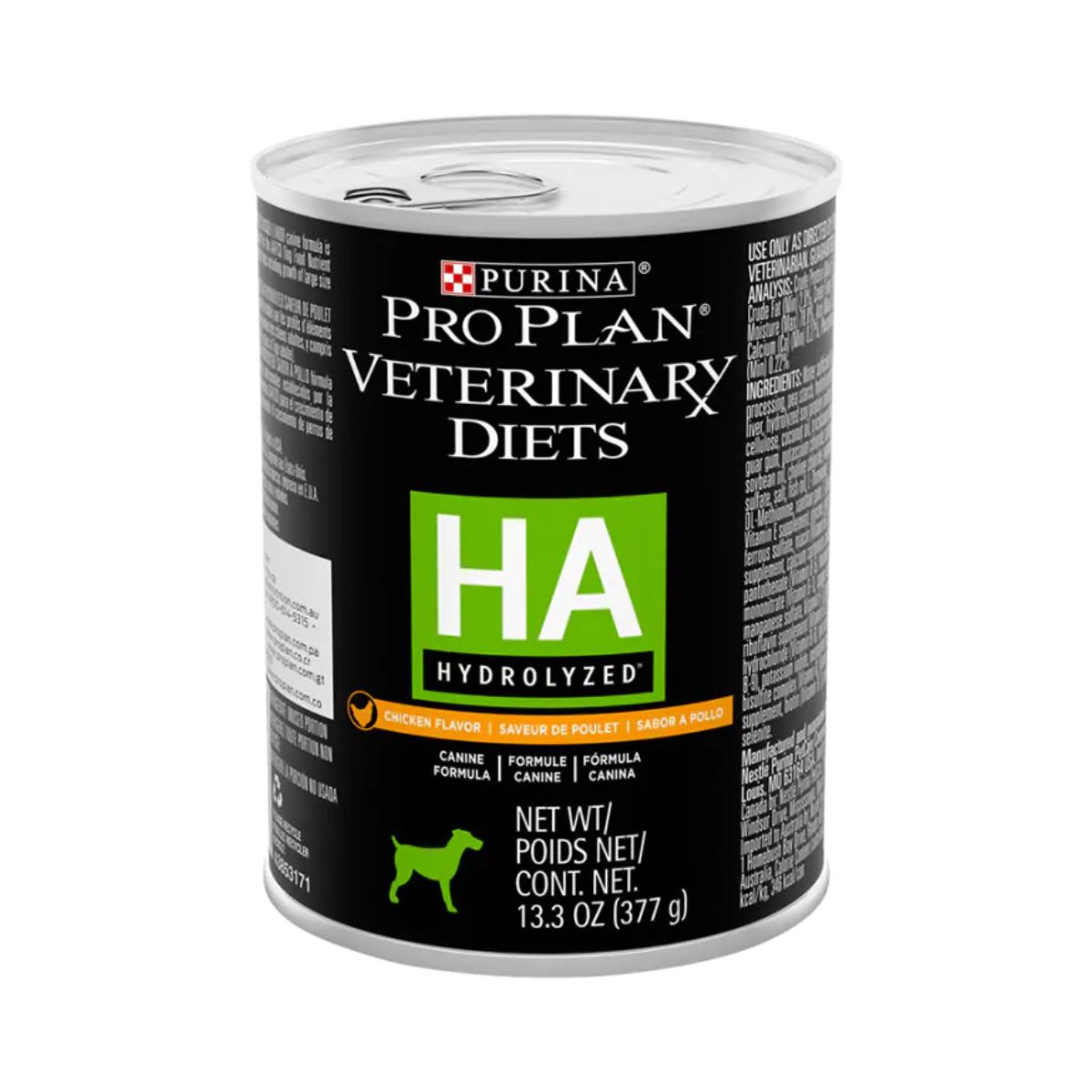 Pro Plan VD Canine HA Hipoalergenico lata 368 g | Patas y Colitas