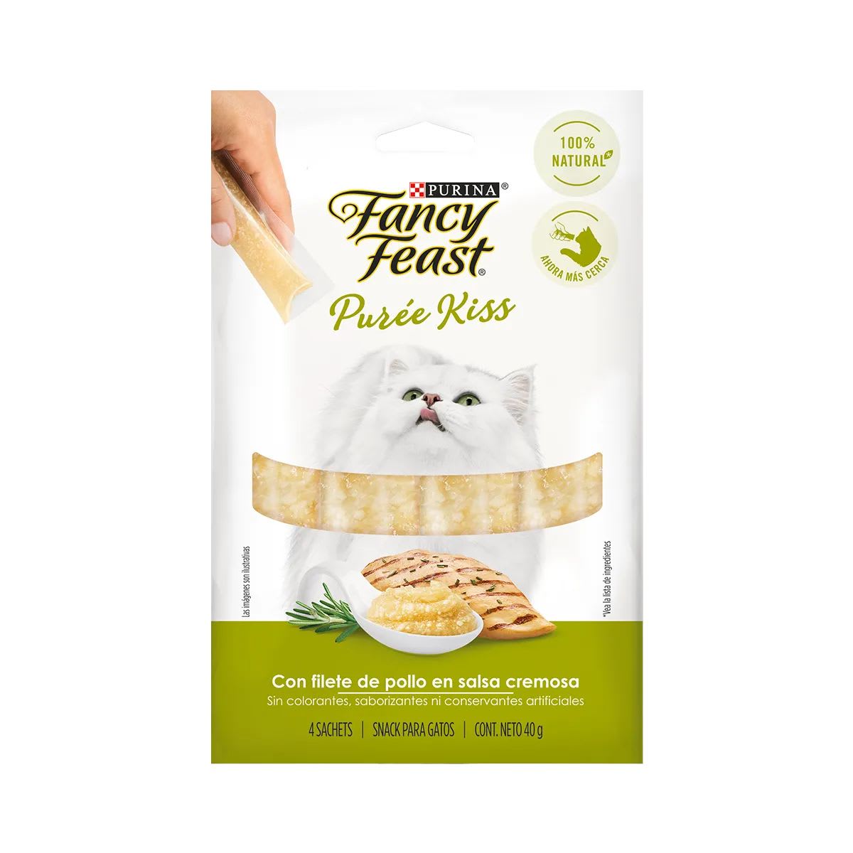 Fancy Feast Kiss Pollo 40 g | Patas y Colitas