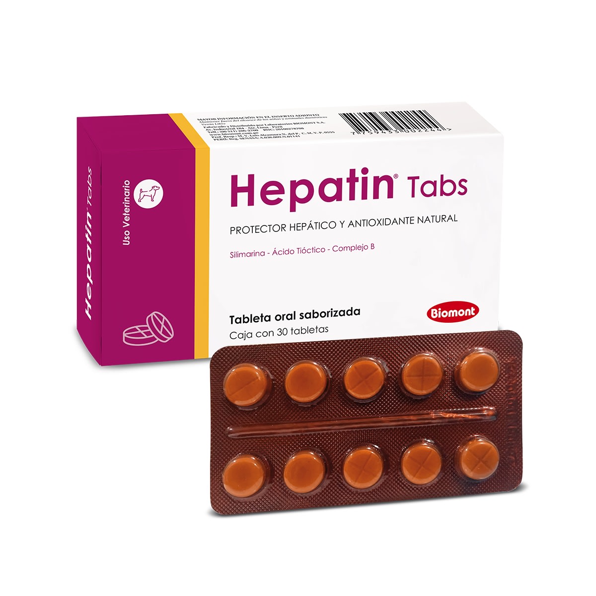 Hepatin tableta | Patas y Colitas