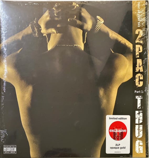 2 PAC - THE BEST OF 2 PAC (VINILO TARGET 2LP COLOR OPAQUE GOLD ...