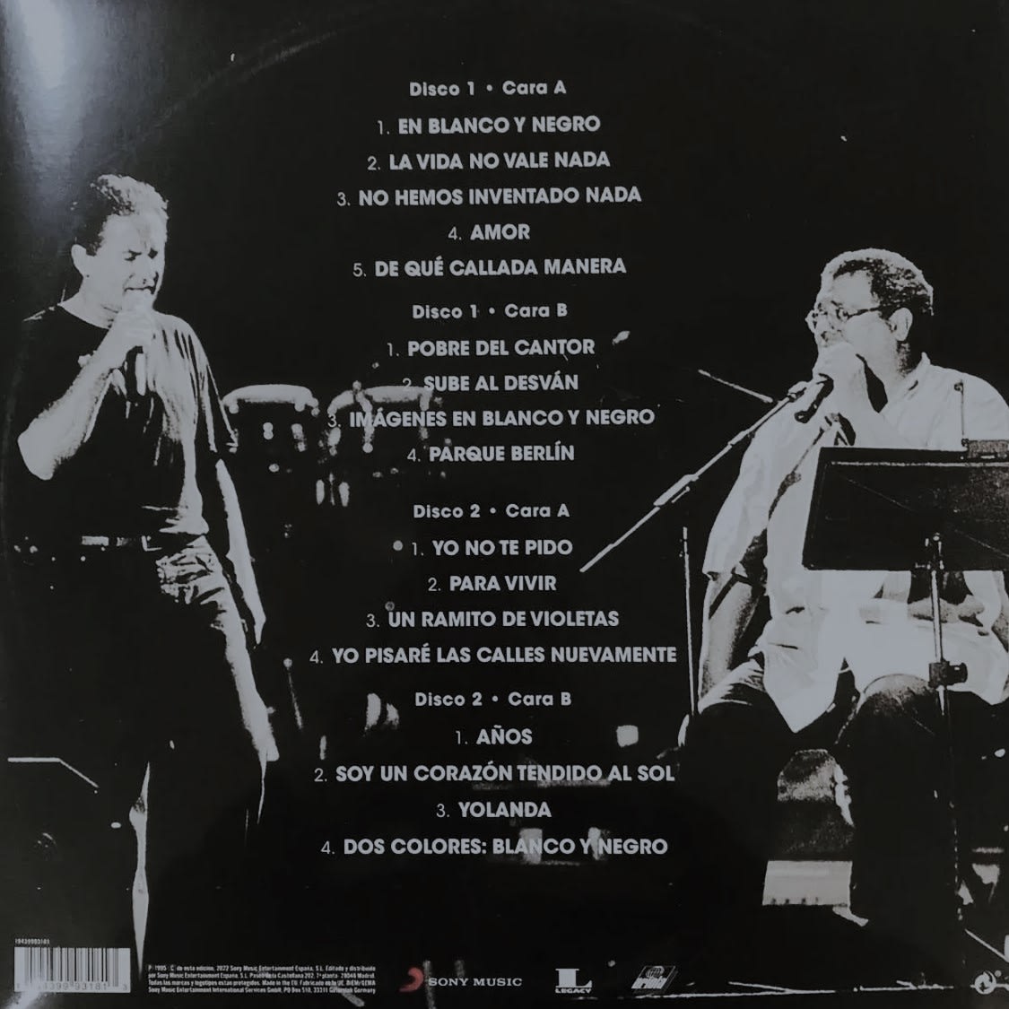 PABLO MILANES/VICTOR MANUEL - EN BLANCO Y NEGRO (VINILO) | Nextime Records PABLO MILANES/VICTOR MANUEL - EN BLANCO Y NEGRO (VINILO) | Nextime Records