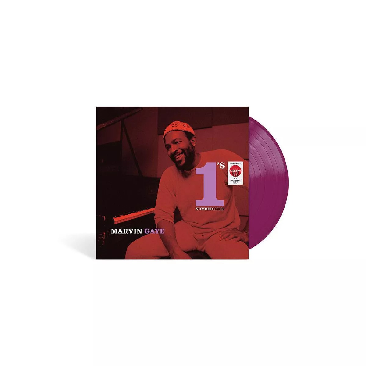 MARVIN GAYE - NUMBER ONES (VINILO TARGET COLOR TRANSLUCENT PURPLE ...