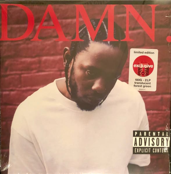 LAMAR, KENDRICK VINILO DAMN (TARGET) Translucent Forest Green Vinyl 2LP ...