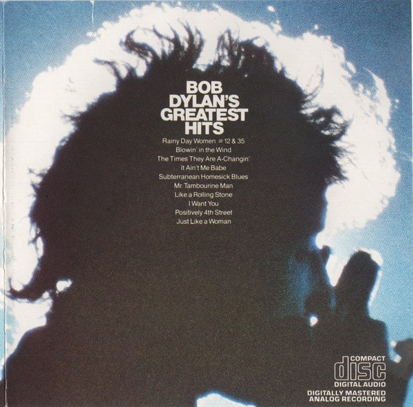 DYLAN, BOB CD BOB DYLANS GREATEST HITS | Nextime Records