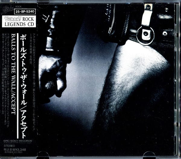 ACCEPT CD BALLS TO THE WALL - JPN OBI | Nextime Records