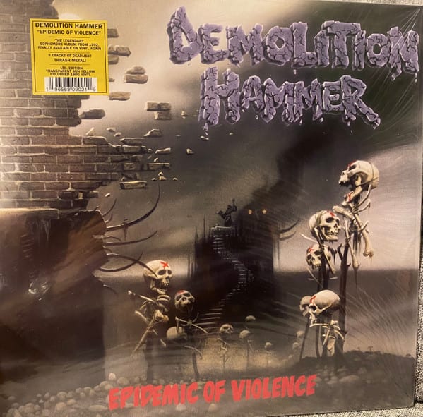 DEMOLITION HAMMER VINILO EPIDEMIC OF VIOLENCE | Nextime Records