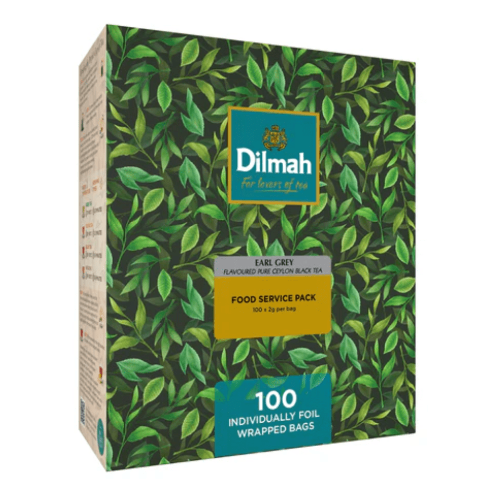 DILMAH TEA EARL GREY 100 SACHETS | Solofresco Store
