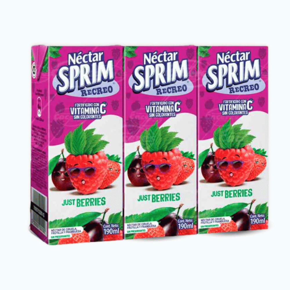 SPRIM BERRIES X3 190 ML | Solofresco Store