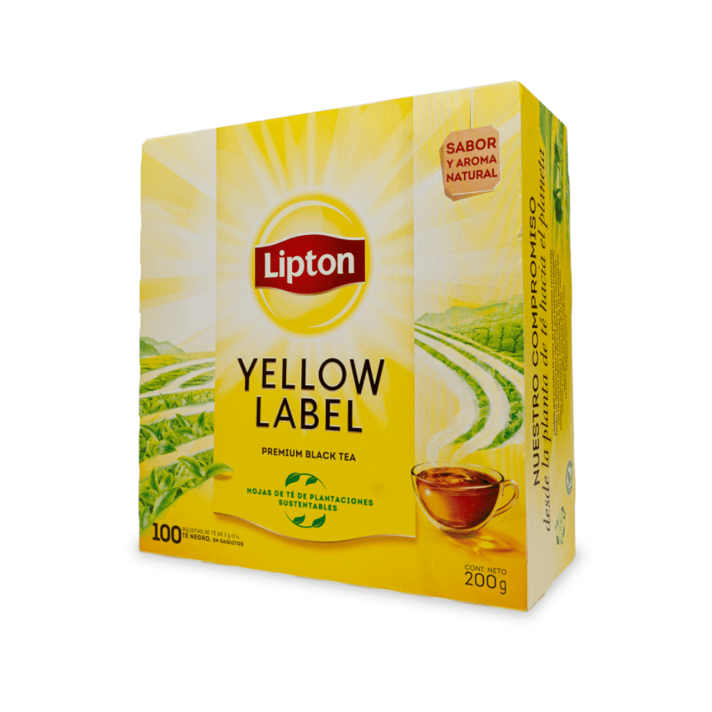 LIPTON YELLOW LABEL 200G 100B | Solofresco Store