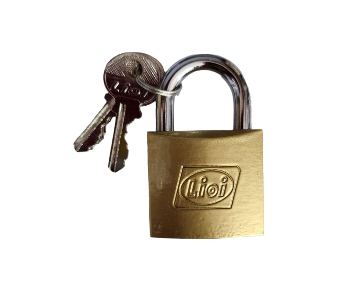 CANDADO 40MM SERIE P-1000 LIOI DORADO | FERRETERIA LUCAS