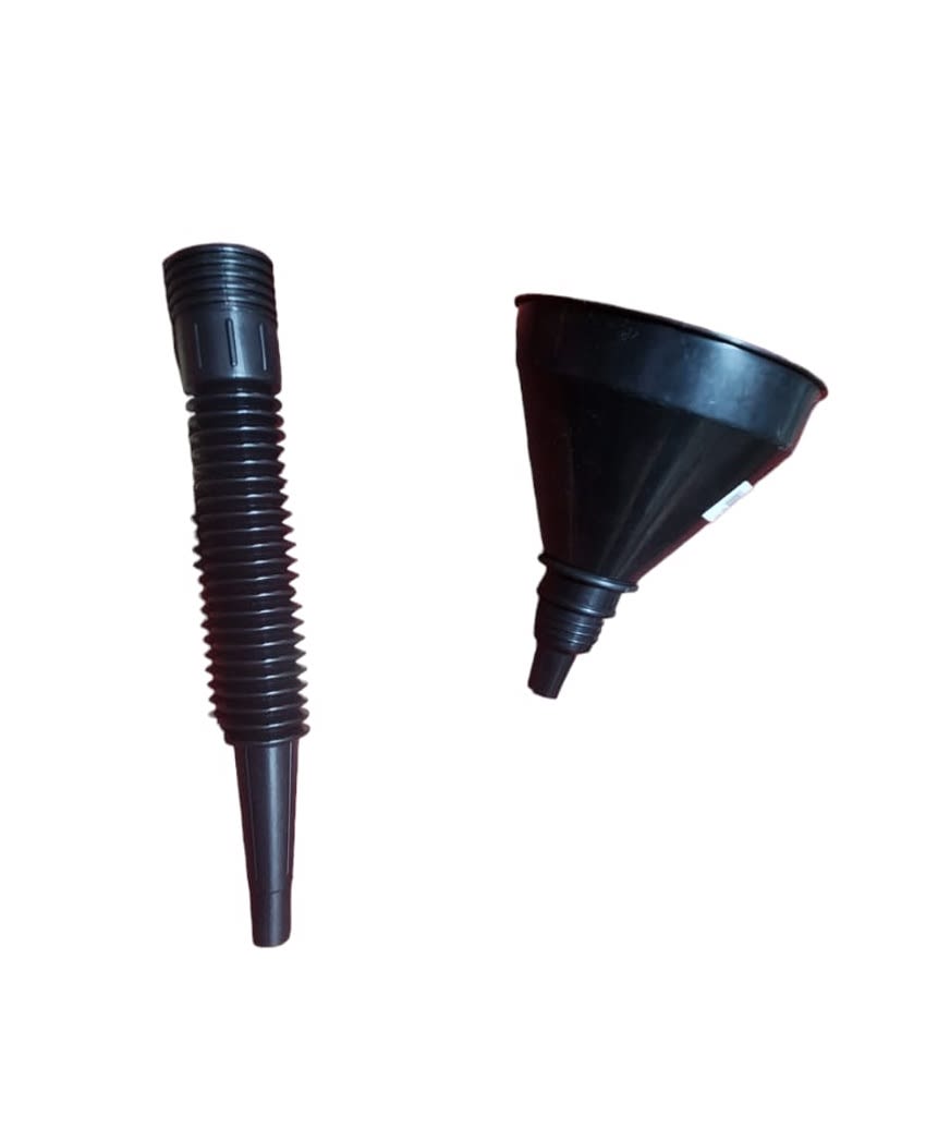 EMBUDO PLASTICO EMBUDO CON ALARGADOR FLEX NEGRO | FERRETERIA LUCAS