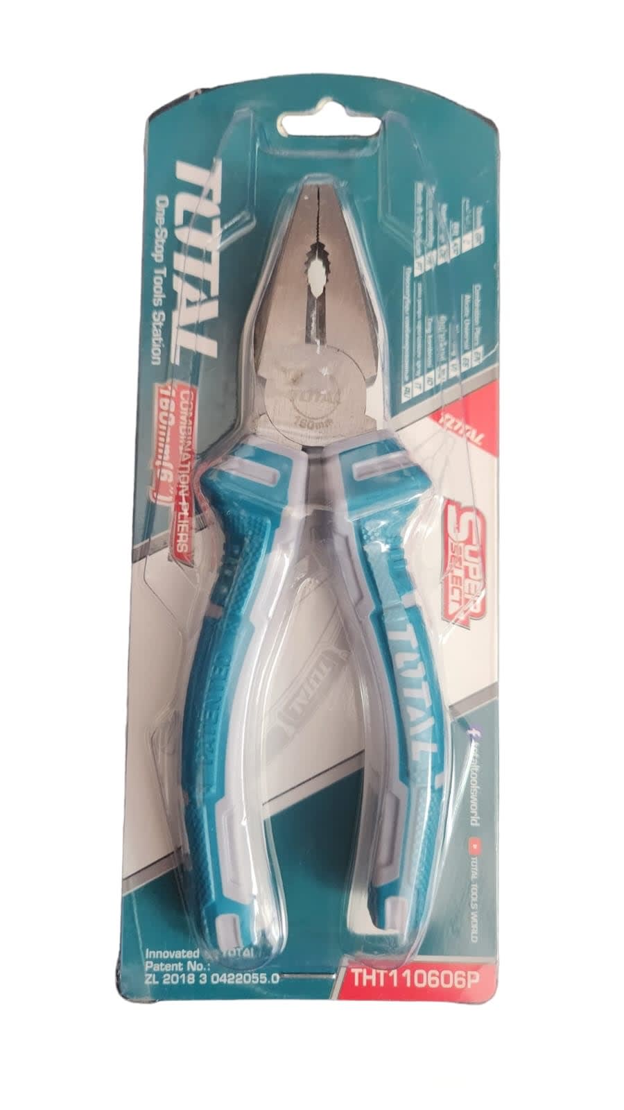 ALICATE UNIVERSAL TOTAL 6PLG THT110606P | FERRETERIA LUCAS