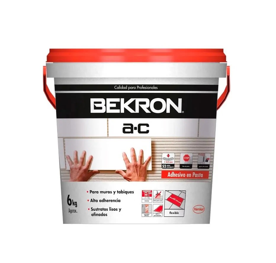 BEKRON AC PASTA 6 KG BALDE | FERRETERIA LUCAS