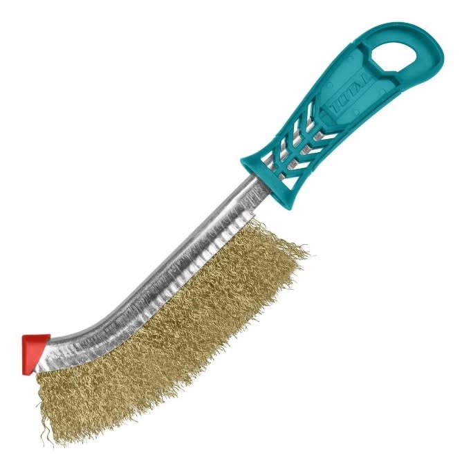 CEPILLO ACERO BRONCE CURVO 50MM TOTAL THT92102 | FERRETERIA LUCAS
