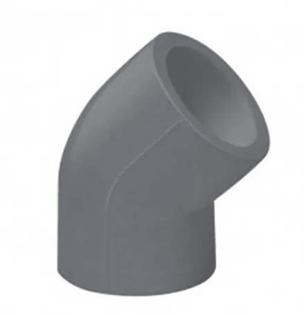 CURVA PPR 45° 25 MM GRIS HOFFENS | FERRETERIA LUCAS