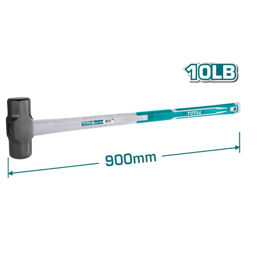 MACHO COMBO MANGO DE FIBRA 10LB TOTAL THT750416 | FERRETERIA LUCAS