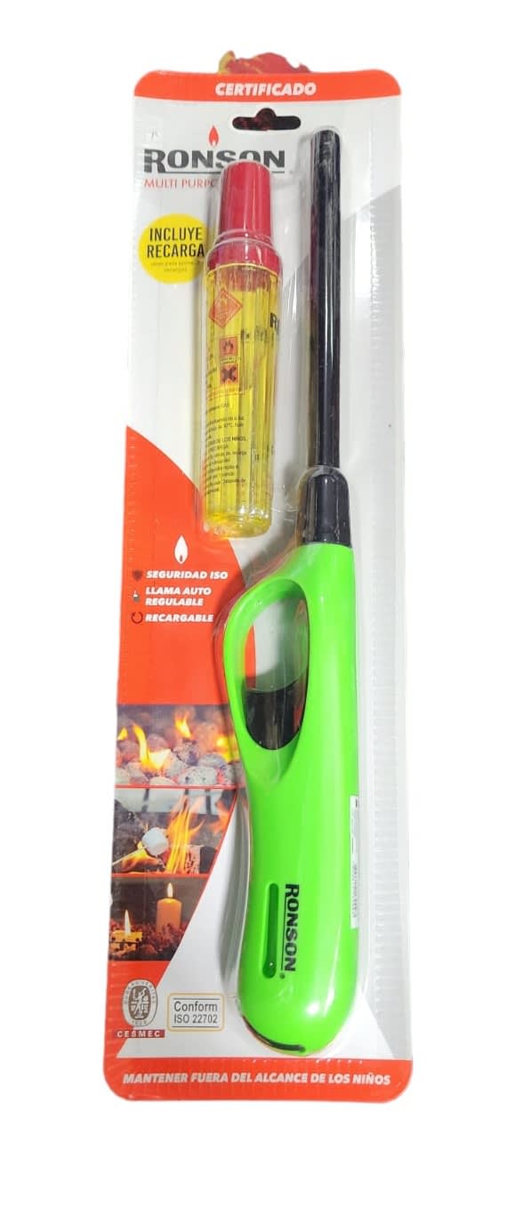 ENCENDEDOR COCINA MULTI PURPOSE LIGHTER RONSON CON RECARGA | FERRETERIA ...