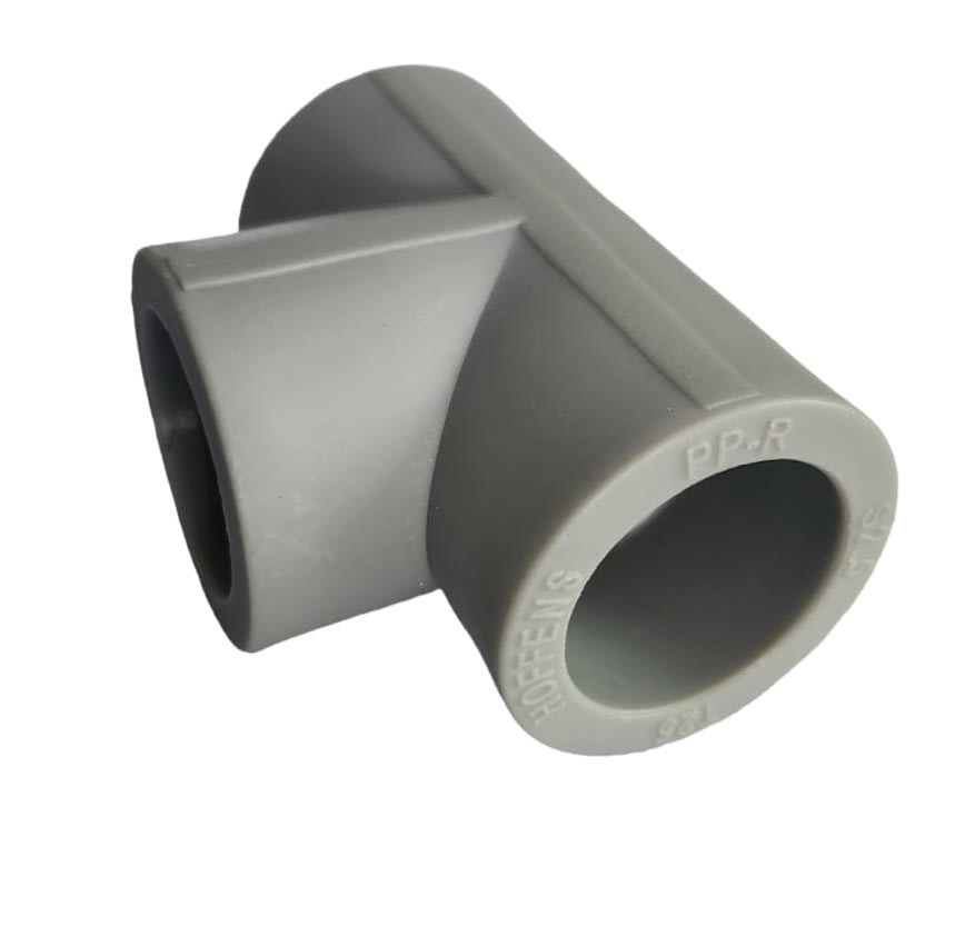 FITTING PPR GRIS TEE 25-25MM HOFFENS | FERRETERIA LUCAS
