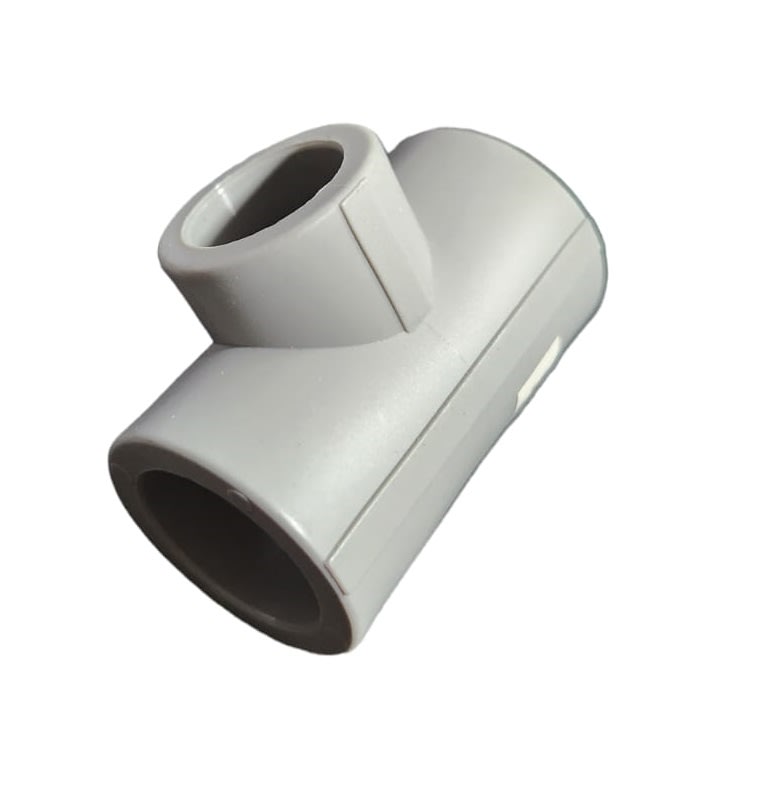 FITTING PPR GRIS TEE REDUCCION PPR 25X20X25 HOFFENS | FERRETERIA LUCAS