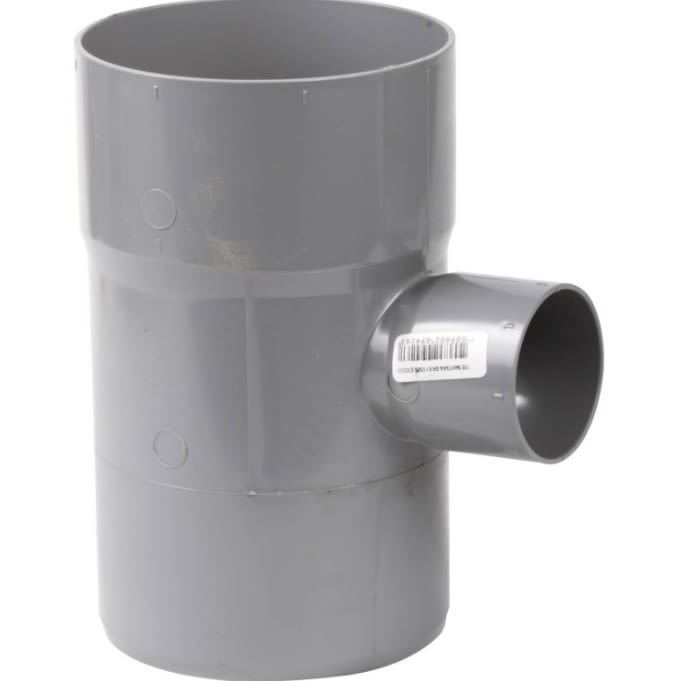 TEE PVC SANITARIO GRIS 110X110X40 HOFFENS | FERRETERIA LUCAS