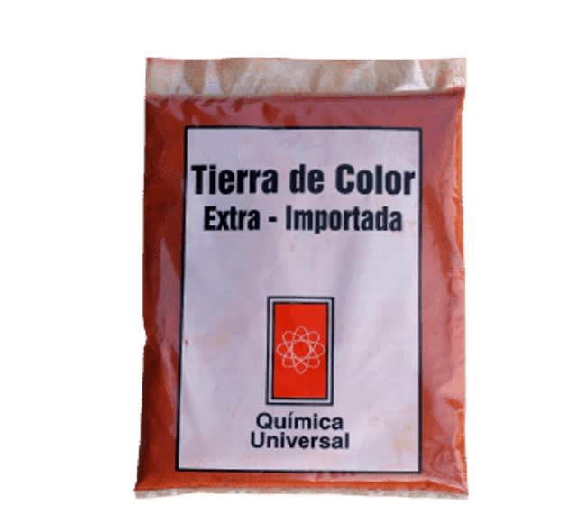 TIERRA ROJA 1/4 KILO QUIMICA UNIVERSAL | FERRETERIA LUCAS