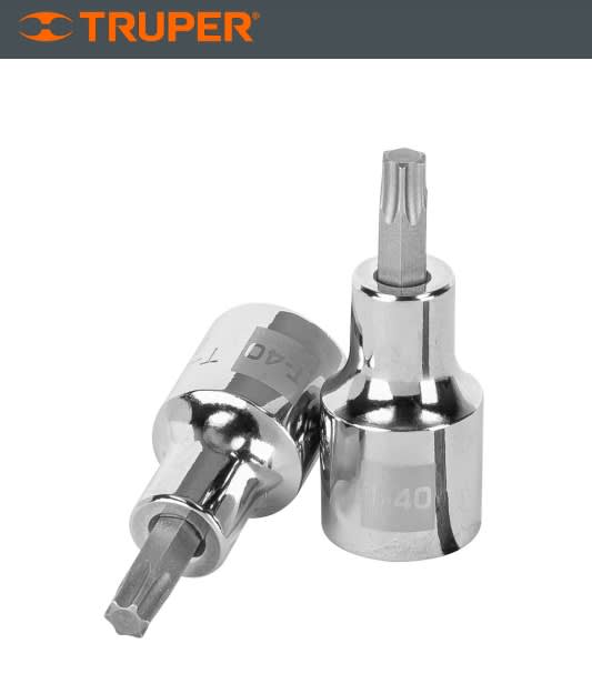 DADO TORX MACHO T40 TRUPER | FERRETERIA LUCAS