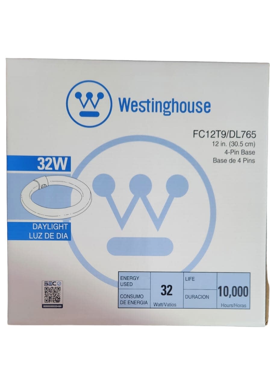 TUBO CIRCULAR FLUORESCENTE 32W LUZ DIA WESTINGHOUSE | FERRETERIA LUCAS