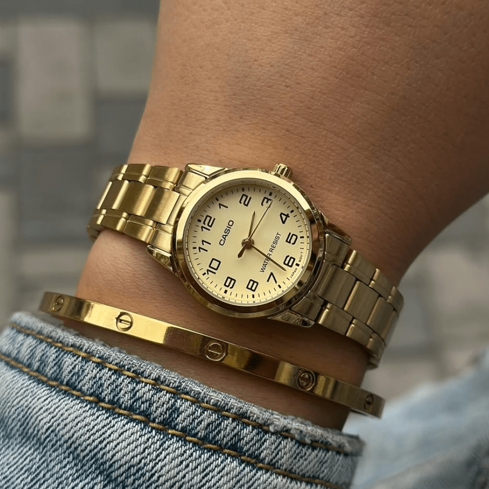 RELOJ CASIO LTP-V001G-9BUDF DORADO | Timeshop