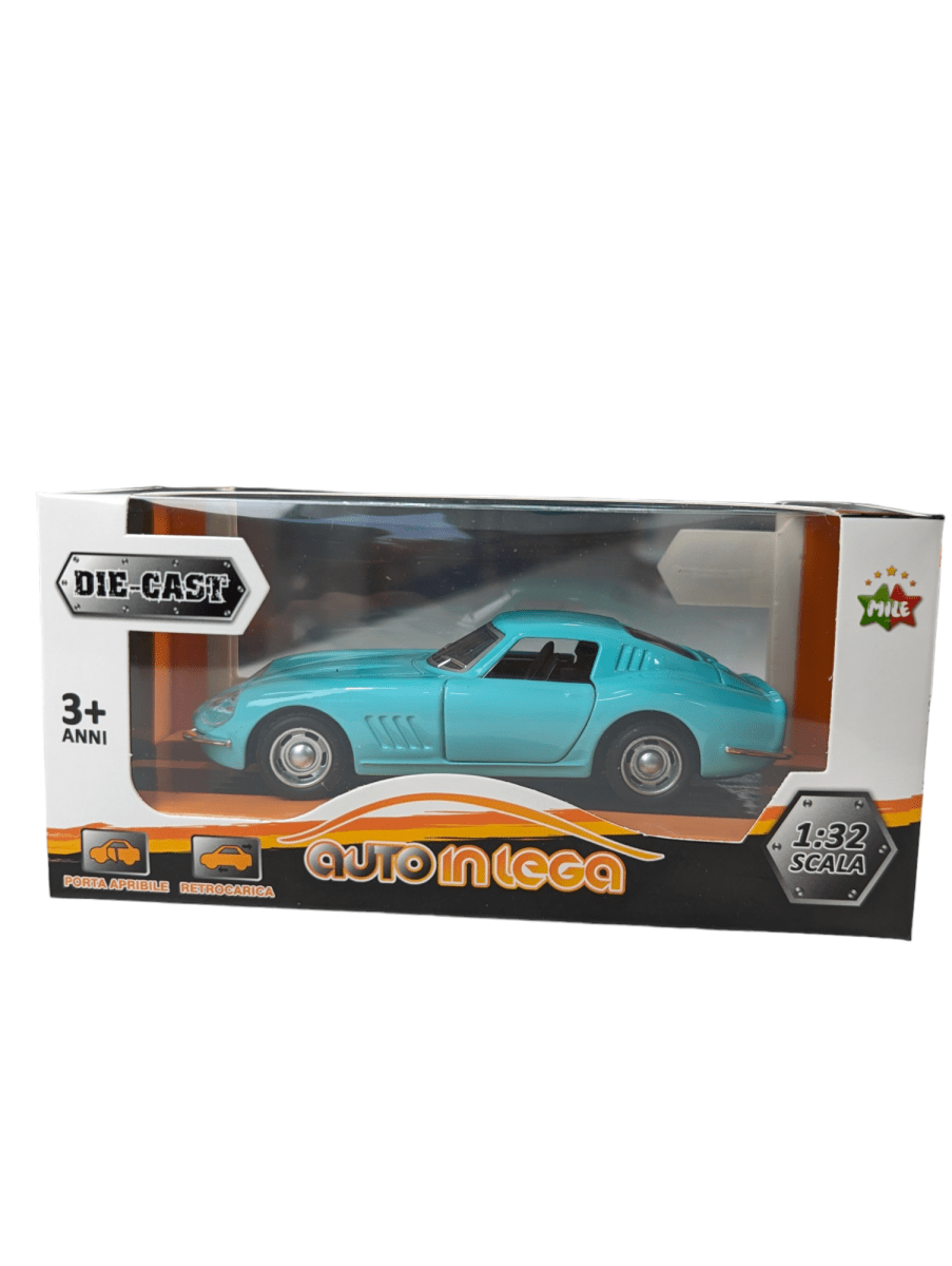 AUTO A ESCALA 1:32 FERRARI 275 GTB4 TURQUESA | CYBERLOCURA.COM