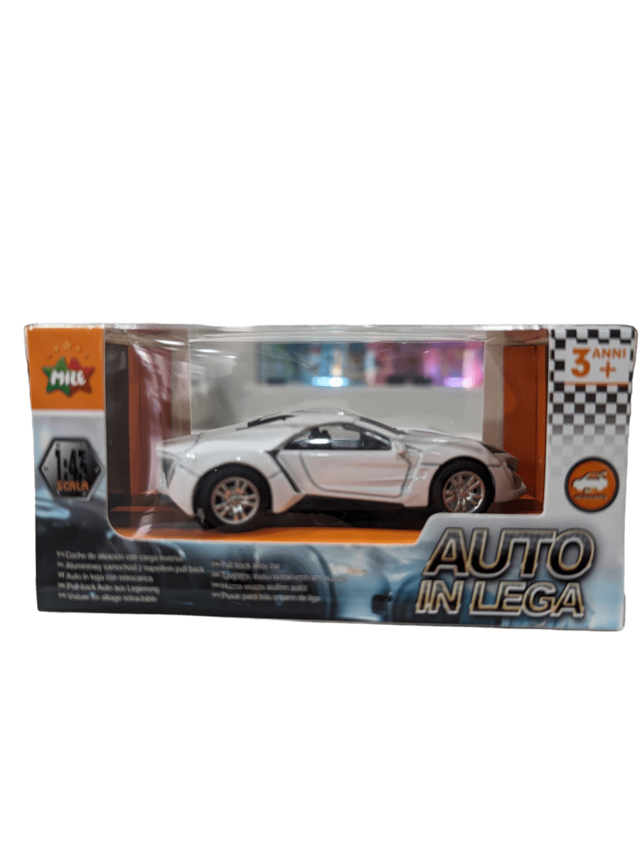 AUTO A ESCALA 1:32 LIKAN HYPERSPORT BLANCO | CYBERLOCURA.COM