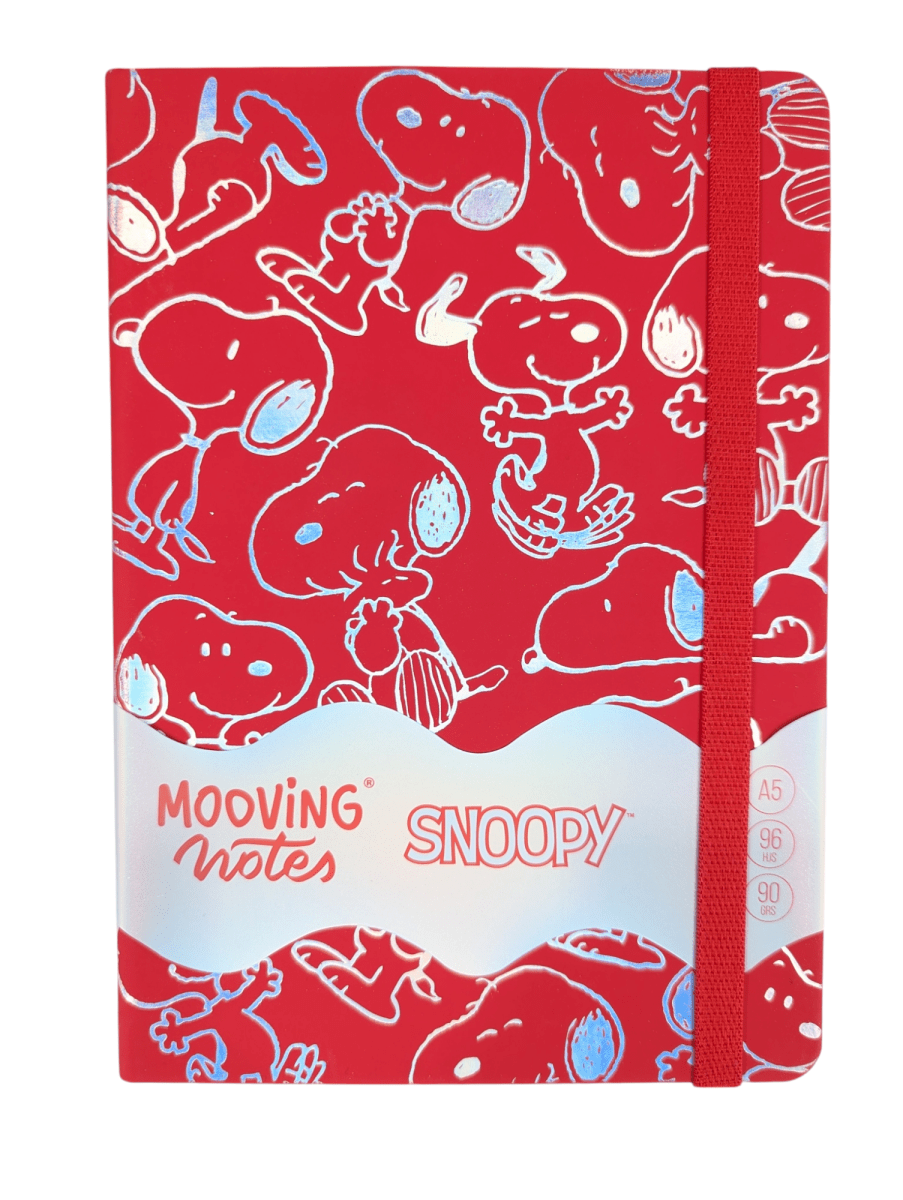 NOTES A5 TAPA DURA SNOOPY | CYBERLOCURA.COM