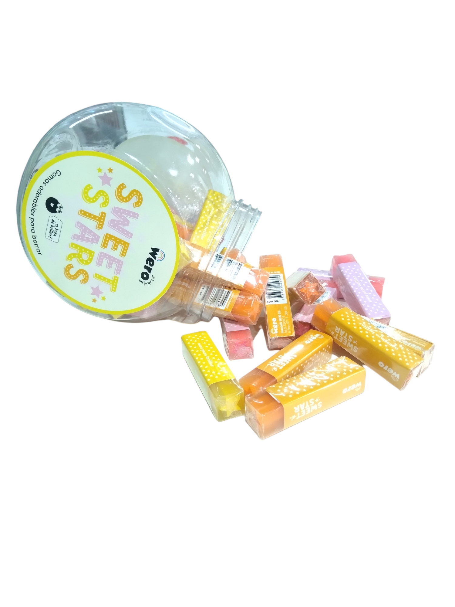 GOMA DE BORRAR WERO SWEET STARS | CYBERLOCURA.COM