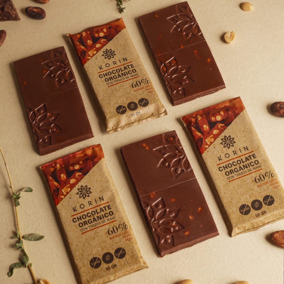 Chocolate con Maní | Korin Chocolate
