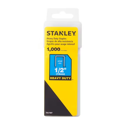 Grapas Para Trabajo Pesado De 1/2" 1000 Piezas STANLEY TRA708T | Ferrevolt