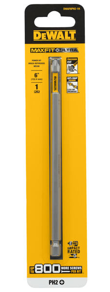 Punta Phillips PH2 De 6" Maxfit DEWALT DWAF6PH2-1H | Ferrevolt