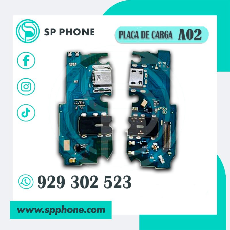 placa de carga Samsung A02 ORIGINAL | SP PHONE