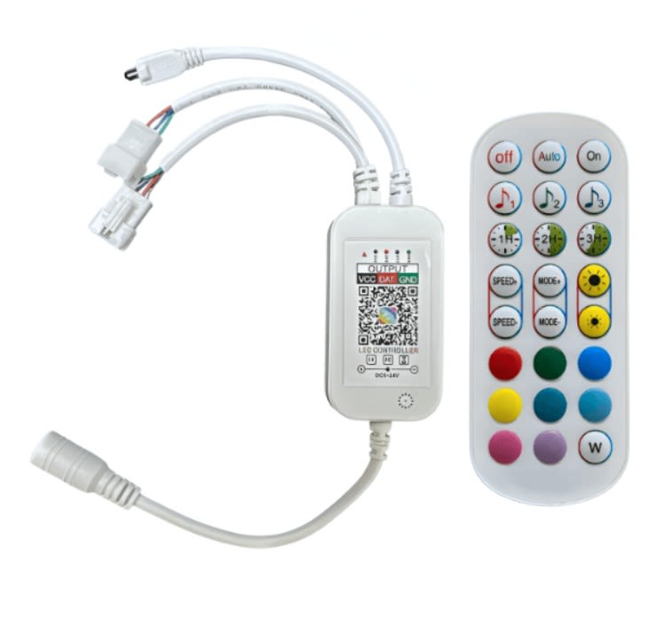 Control Remoto Digital RGB MT16703 2out IR Bluetooth 5-24V | Eco-Materiales