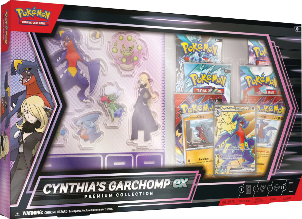 Premium Collection Pokemon TCG: Garchomp ex de Cynthia | gomerrycards